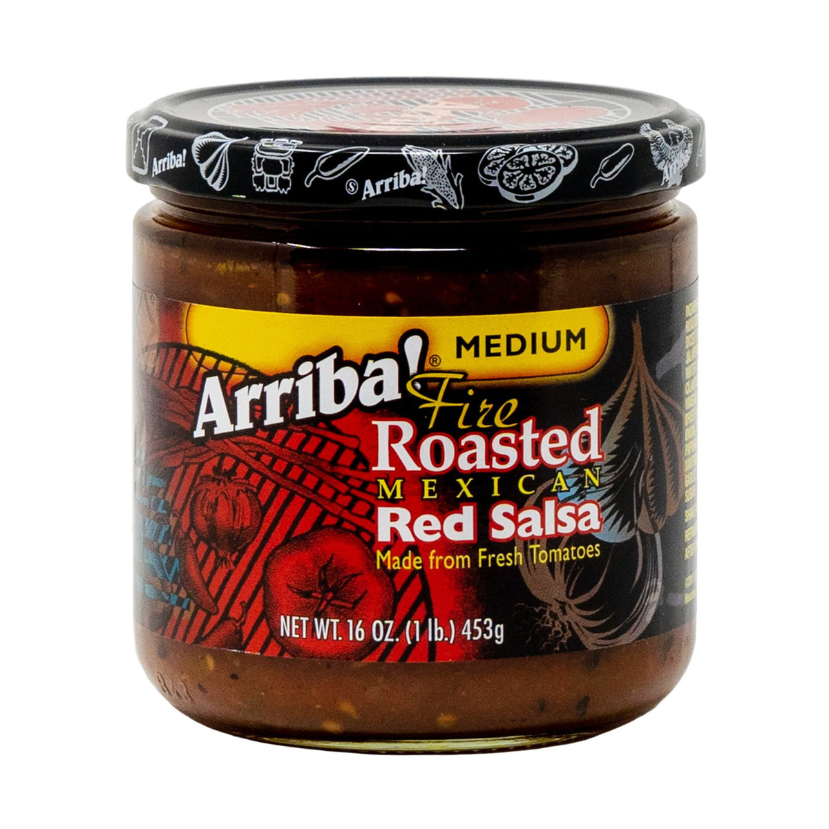 Arriba Salsa Red Roasted Medium 16 oz – California Ranch Market